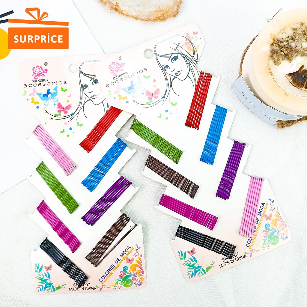 Jepit Lidi Warna / Jepit Klip / Bobby Pin / Jepitan Lidi Glossy 40Pcs ...