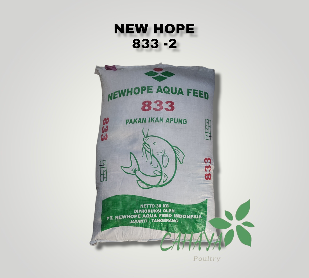 Pelet ikan New Hope 833 -2, Pakan ikan lele nila gurame dll 30Kg - Uk ...