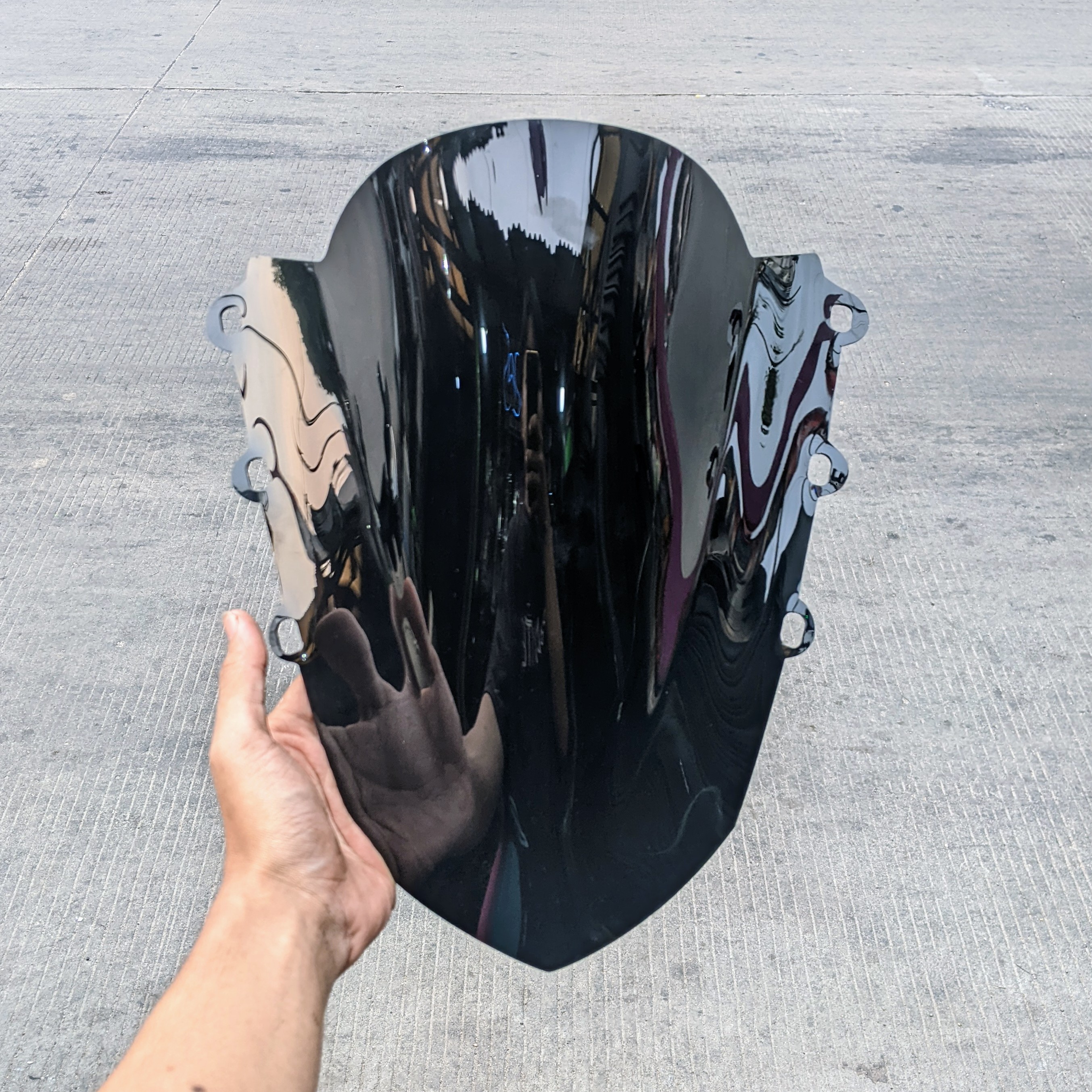 Windshield R15 v4 Jenong Model GP - Visor Yamaha R15 V4 | Lazada Indonesia