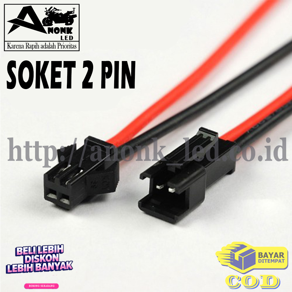 Socket Kabel 4 Pin Male+Female / Soket SM 4 kaki Sambungan Kabel Motor ...