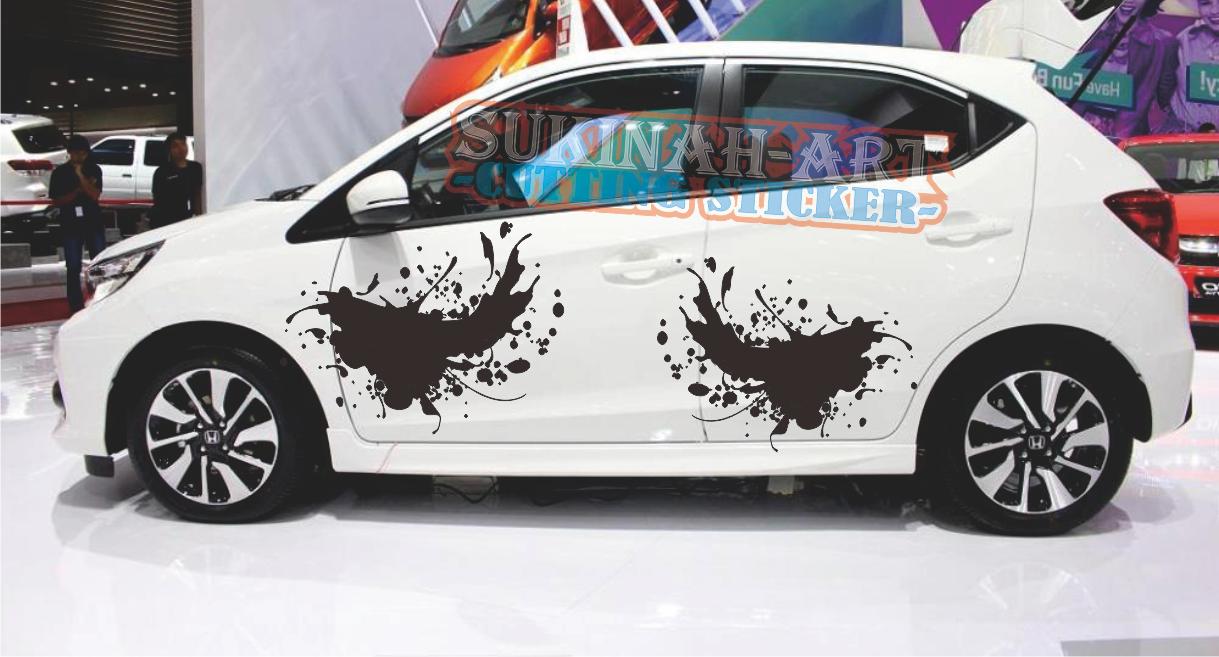 CUTTING STICKER MOBIL BERCAK DARAH KEREN | Lazada Indonesia