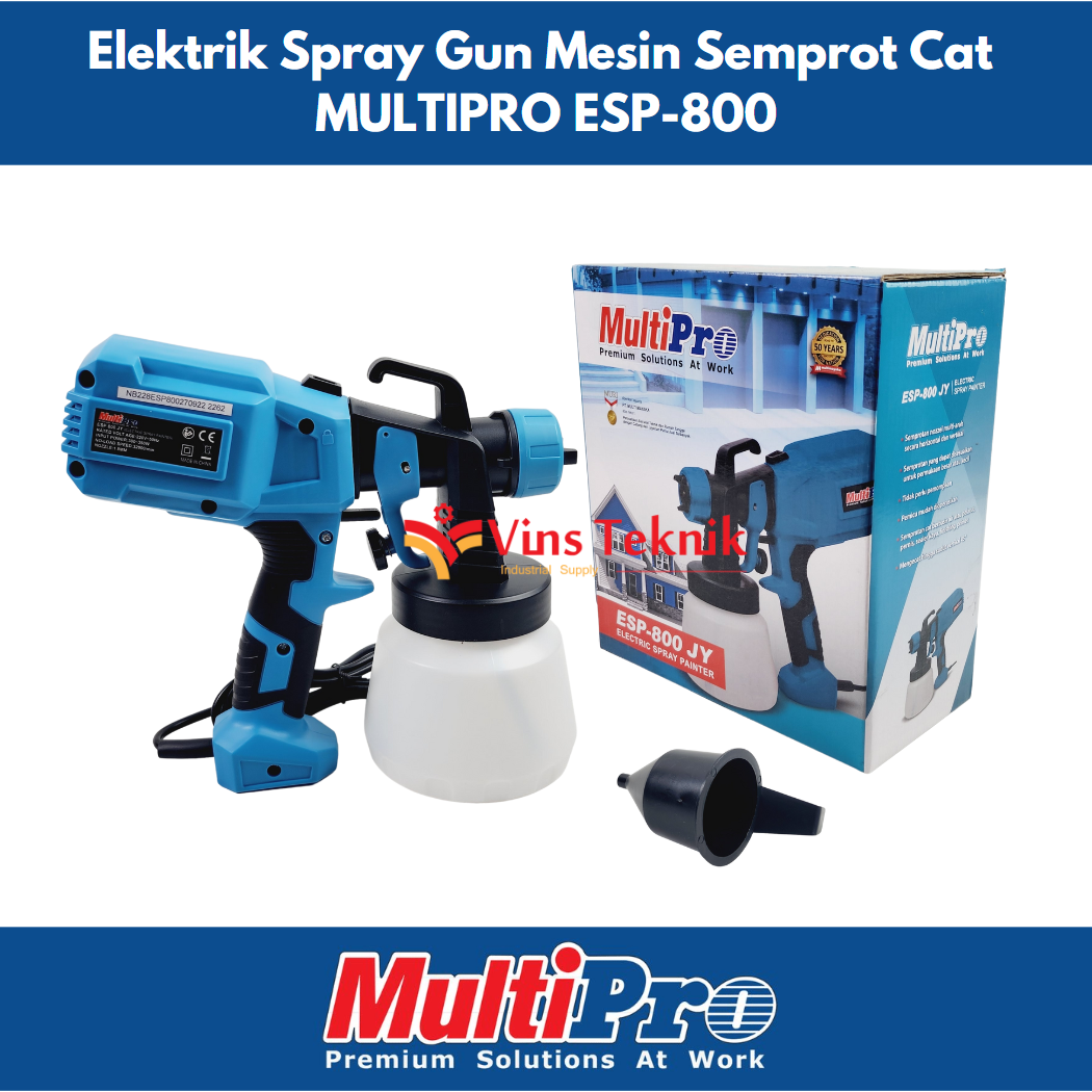 Elektrik Spray Gun mesin semprot cat Portable ESP 800 MULTIPRO ESP800 ...
