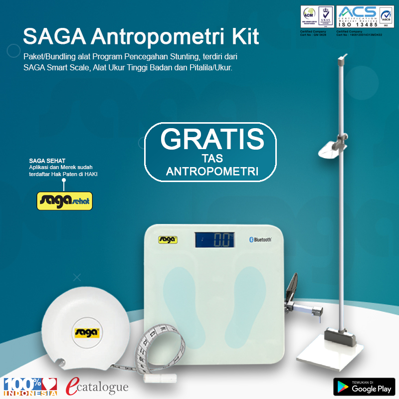 Antropometri Kit Paket Bundling SAGA Produk Original Murah TERBARU ...