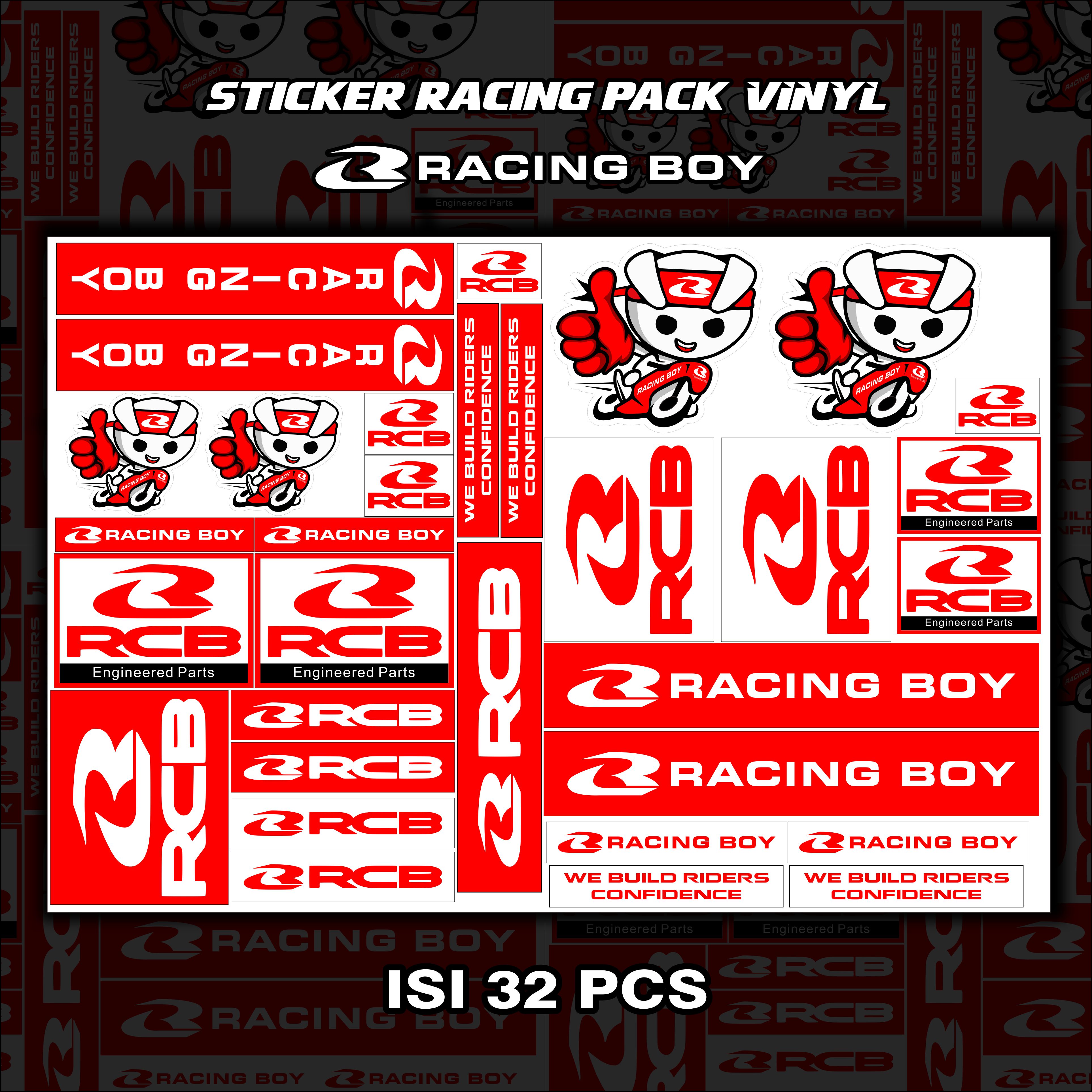 STICKER PACK RCB SPONSOR RACING BOY STICKER RCB VINYL | Lazada Indonesia
