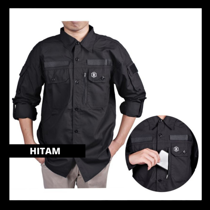 [Pria] Kemeja Pdl Lapangan Tactical Lengan Panjang Outdoor Baju Taktikal Pdh [Kemeja] | Lazada ...