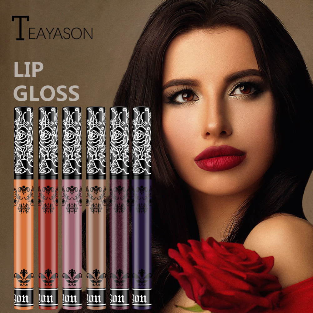 Teayason เครื่องสักลิปกลอสกันน้ำ,สีไม่ติดง่ายเพื่อทำสีบนแก้วลิปกรอสสีแด ...