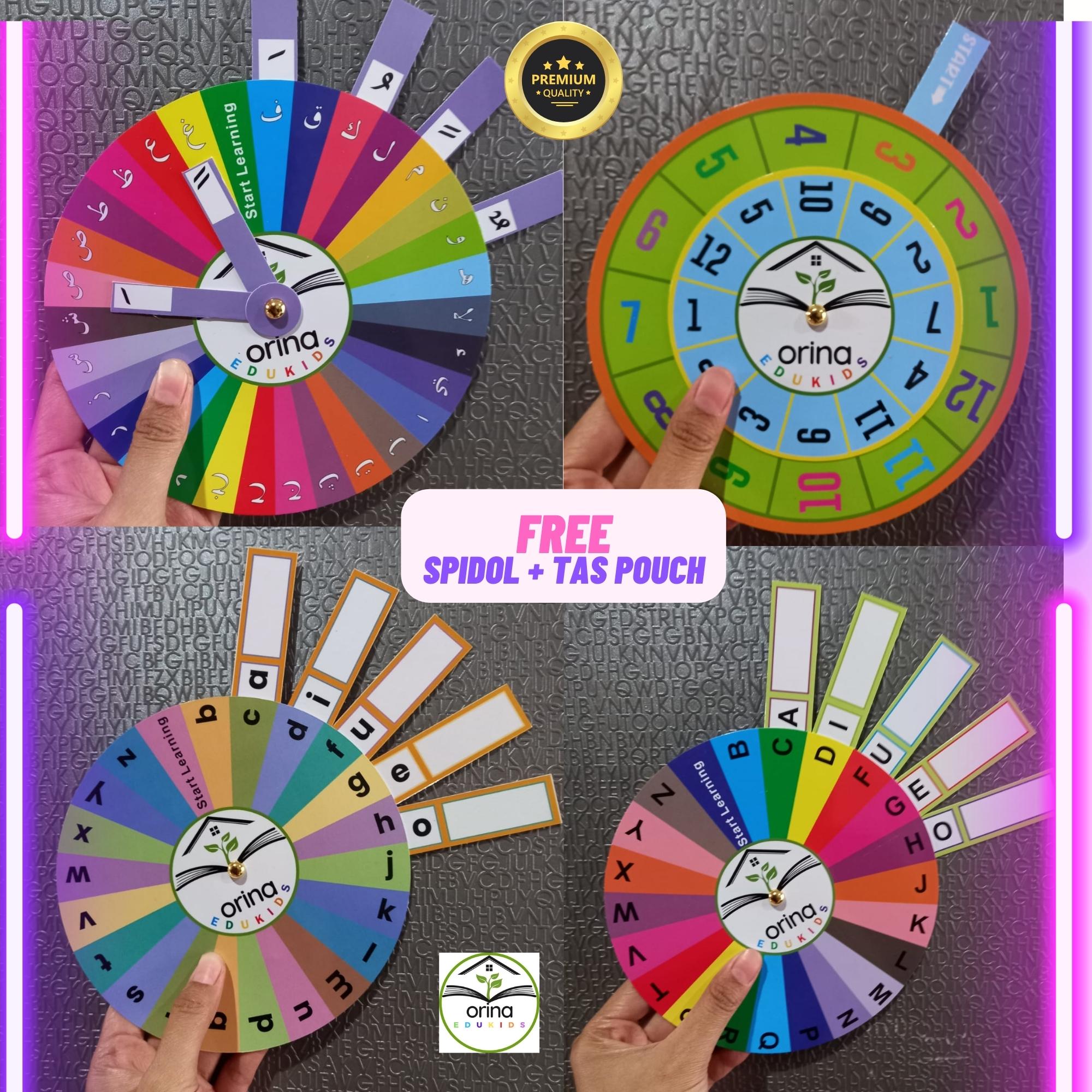 Roda Pintar Membaca Mengenal Menulis Huruf Hijaiyah Disertai 6 Tanda ...