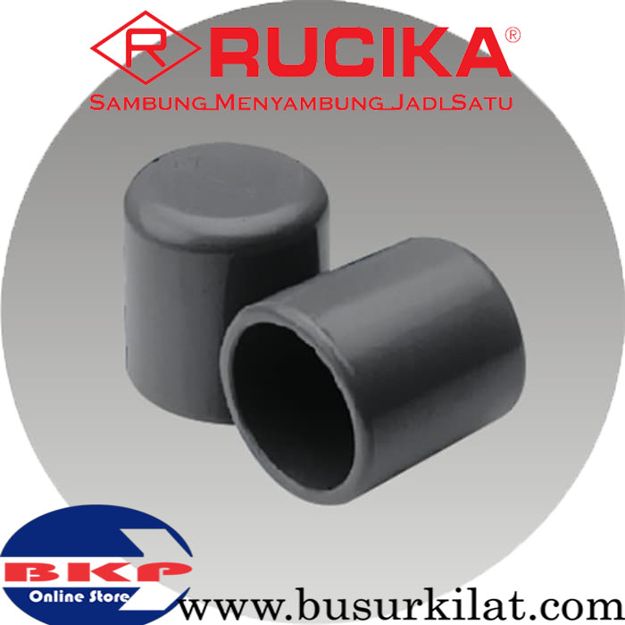 DOP 1 INCH PVC RUCIKA (AW) / Tutup Pipa PVC / Fitting PVC / Cap Dop ...