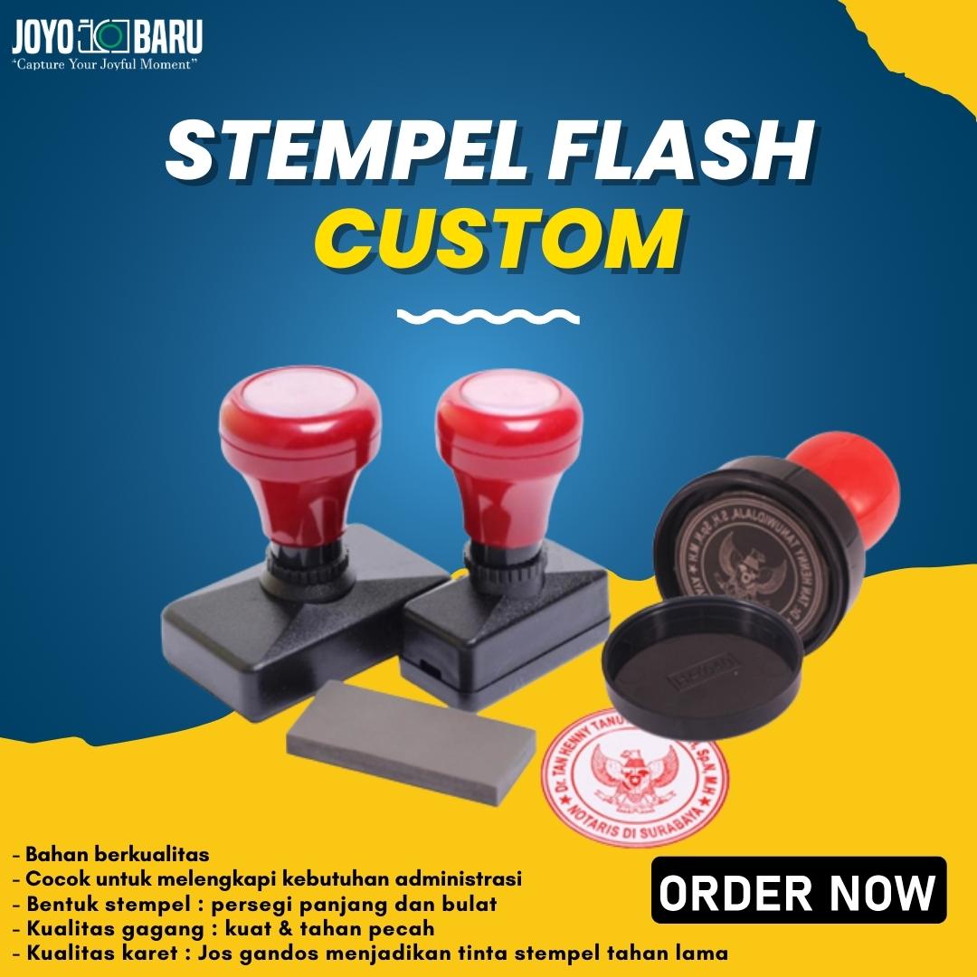 Promo Cetak Stempel Murah Custom Stempel Flash Stempel Warna / Cetak Stempel Kilat Stempel ...