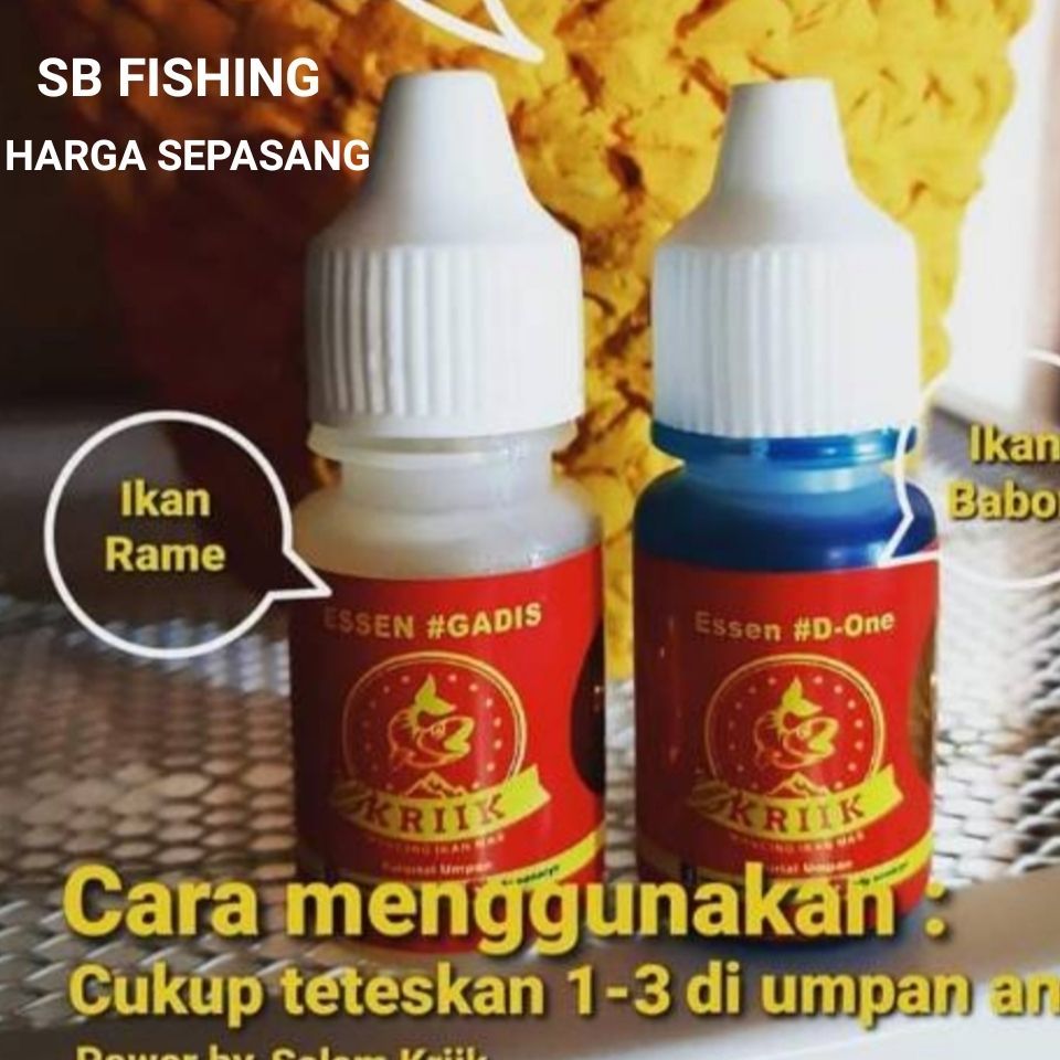 PAKET Essen Gadis 1+ D-One 1 Essen kriik ikan mas Galatama asli Edi ...
