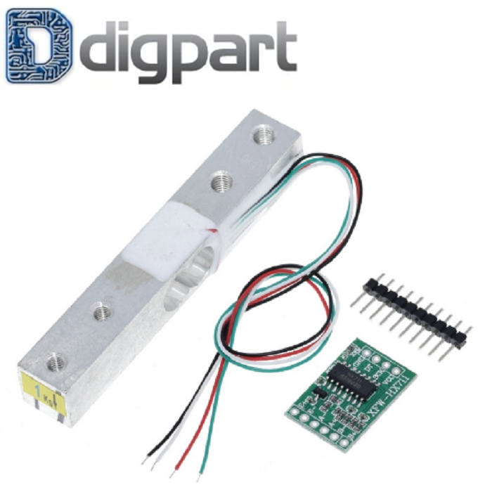 Load Cell Strain Gauge Weigh Scale 1Kg Sensor Berat Timbangan Arduino ...