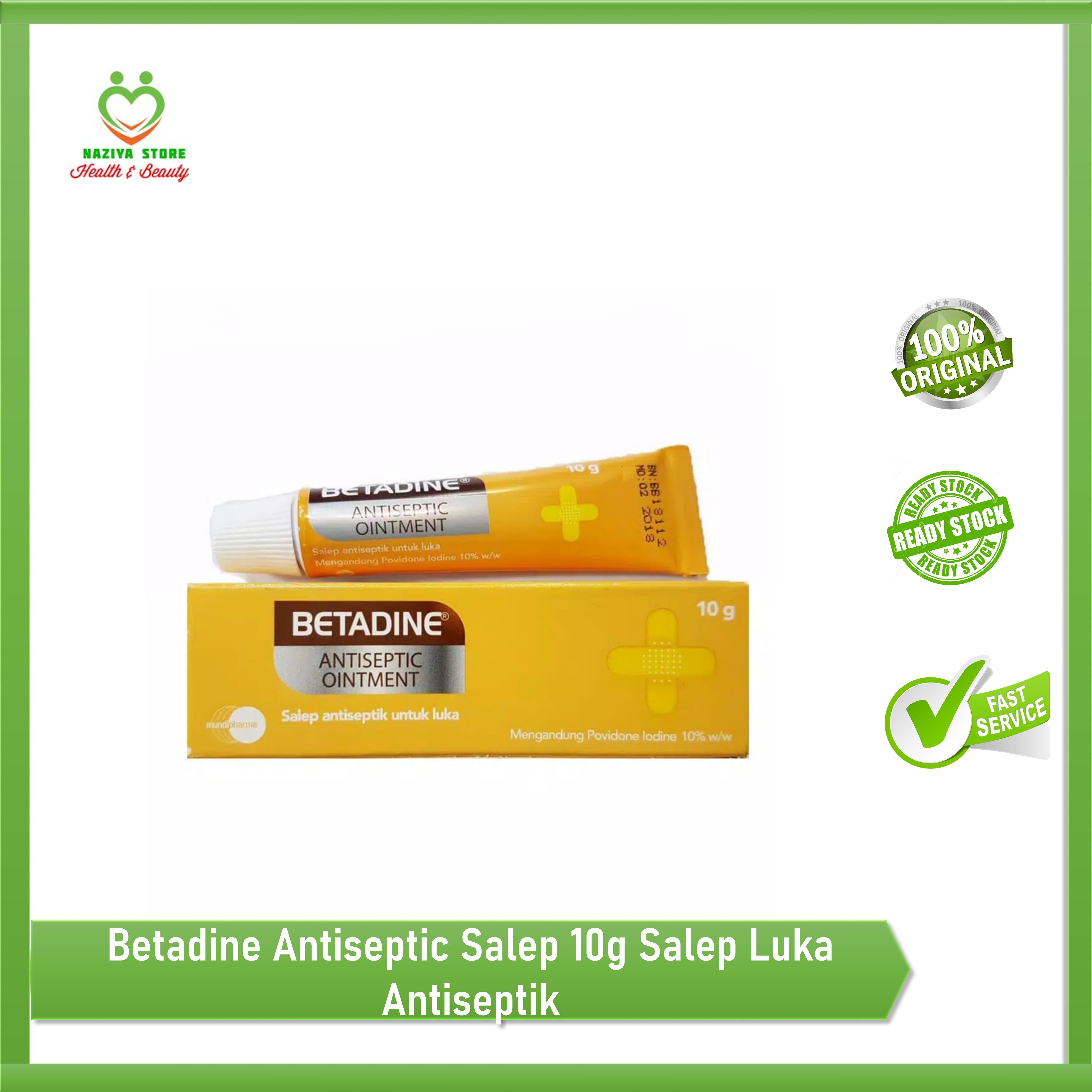 Betadine Salep Luka Antiseptik 10g | Lazada Indonesia