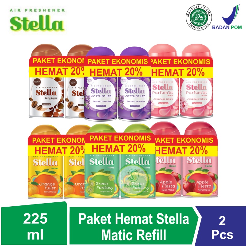 Stella Refill Matic 225 ml (isi 2 pcs) | Lazada Indonesia Stella Refill Matic 225 ml (isi 2 pcs) | Lazada Indonesia