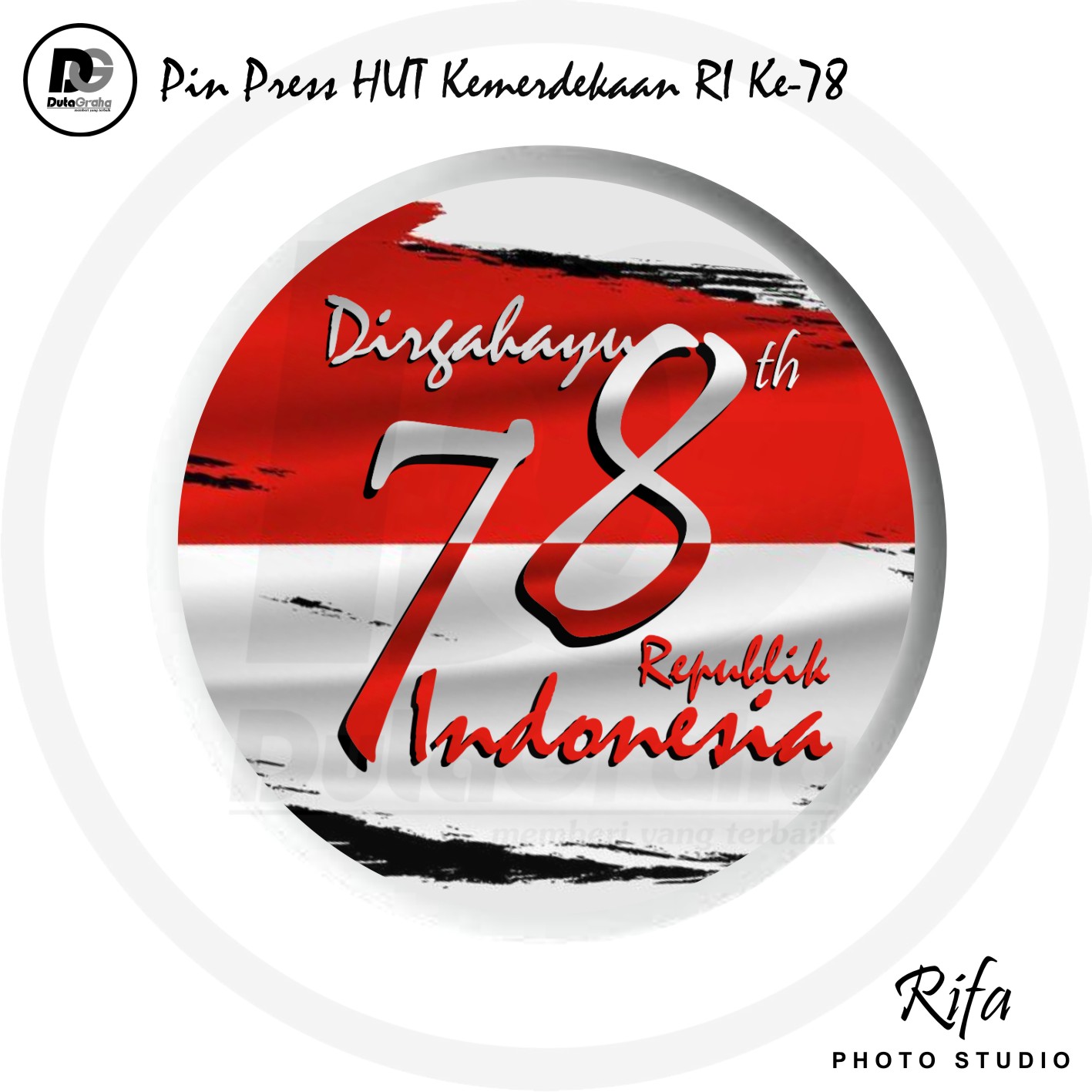 [PIN PRESS] HUT KEMERDEKAAN RI Pin Button Bros HUT RI | Lazada Indonesia