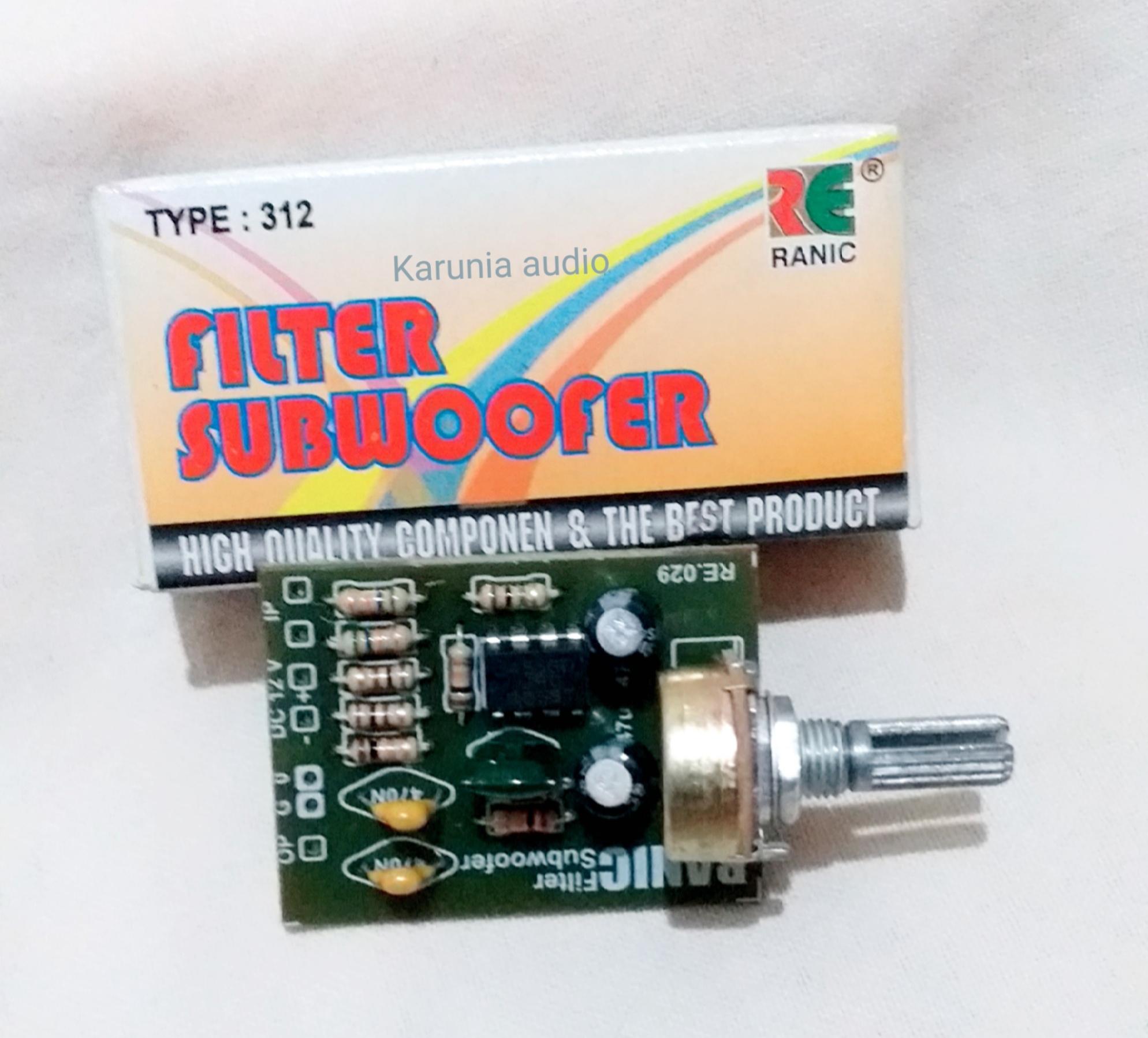 Kit Filter Sub woofer 1 Pot TYpe 312 | Lazada Indonesia