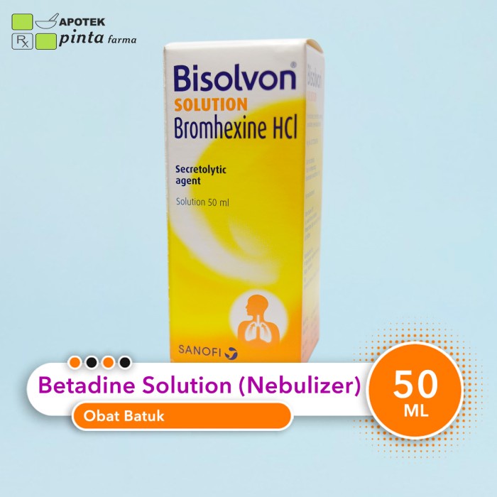 Bisolvon Solution 50 ml Untuk Nebulizer | Lazada Indonesia