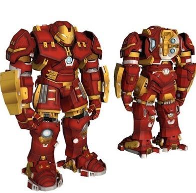 DIY Papercraft Hulkbuster 45cm | Lazada Indonesia