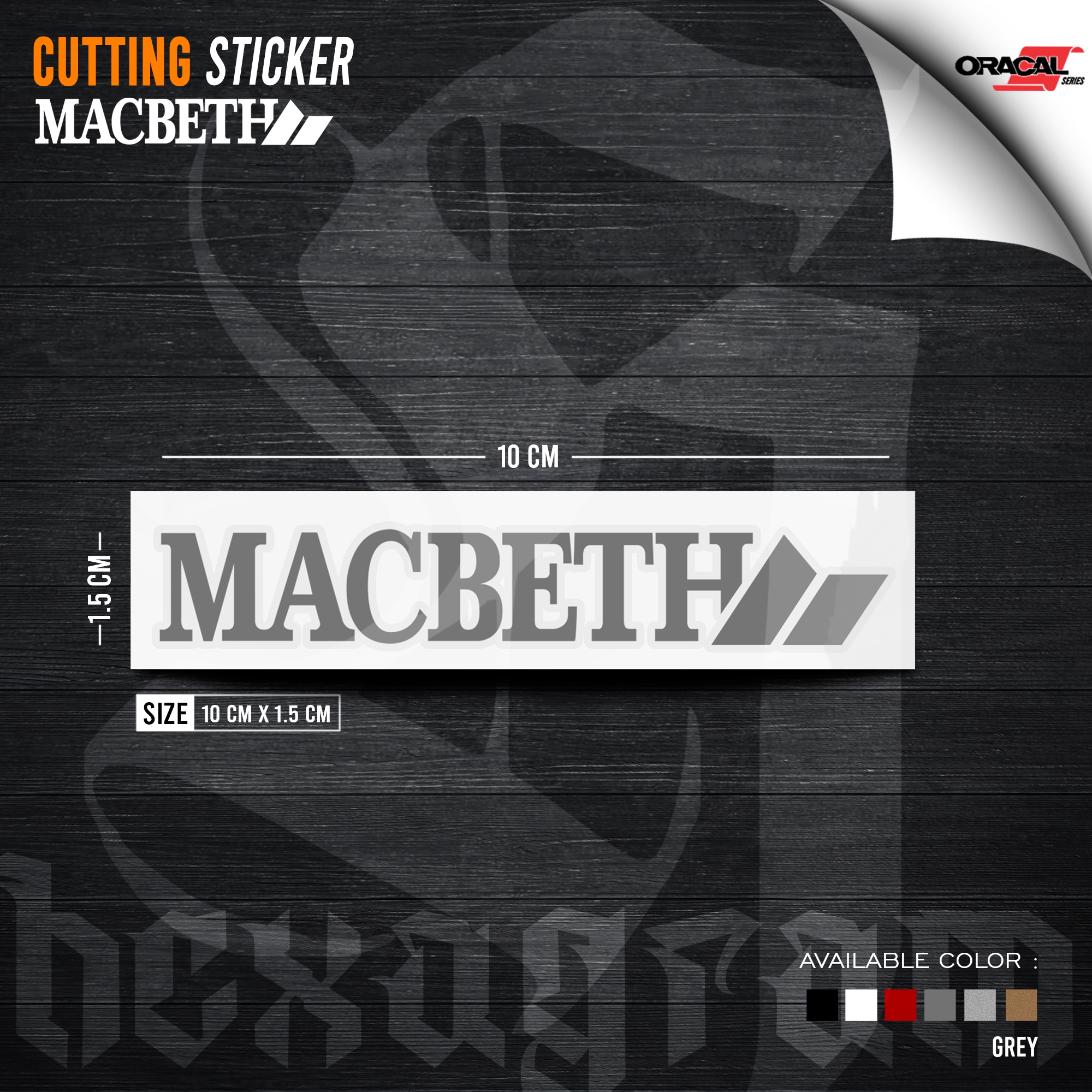 7 dari 15 Cutting Sticker Macbeth | Stiker Cutting Logo Macbeth ...