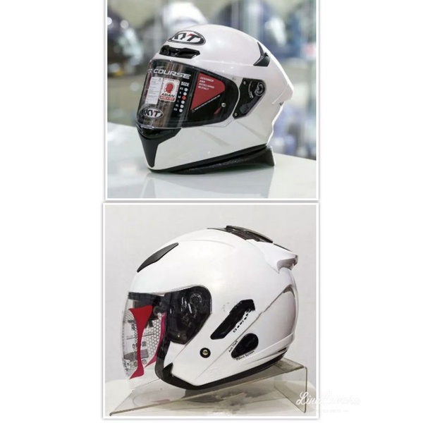 Helm KYT Paket Couple KYT TT Course Full Face & Kyt Galaxy Half Face ...
