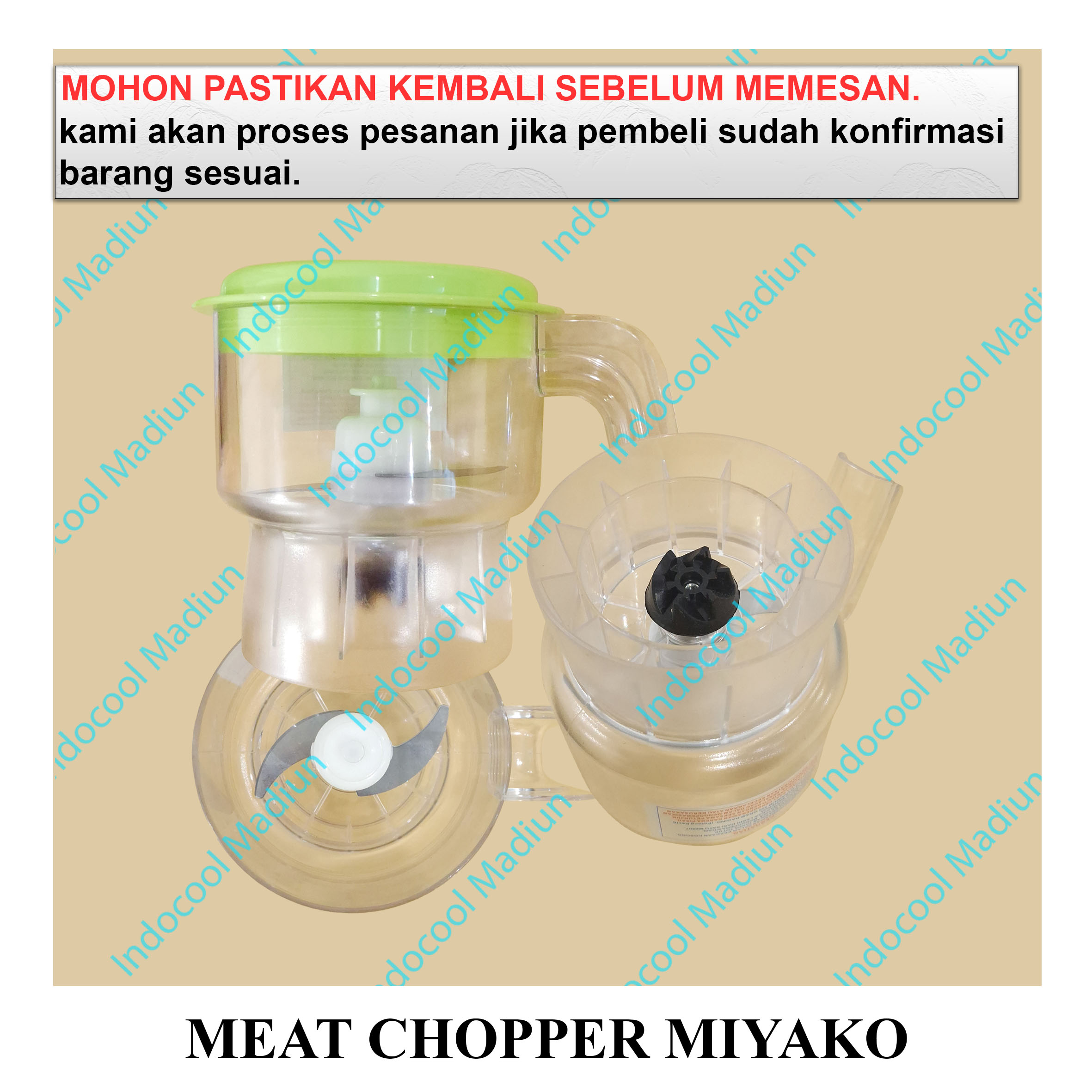 COPPER DAGING MIYAKO/GLASS BLENDER DAGING MIYAKO/MEAT CHOPPER MIYAKO ...