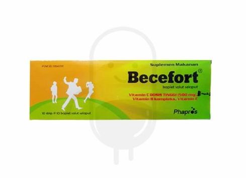 BECEFORT BOX 100 KAPLET | Lazada Indonesia