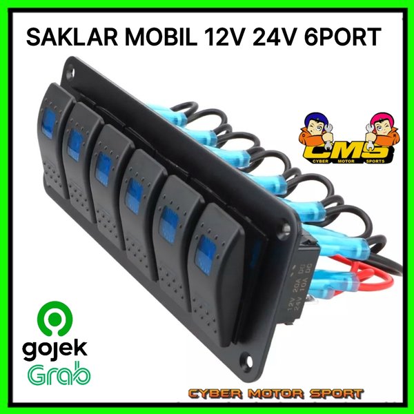 Saklar mobil universal.12v 24v paket Saklar lampu . foglamp. headlamp ...