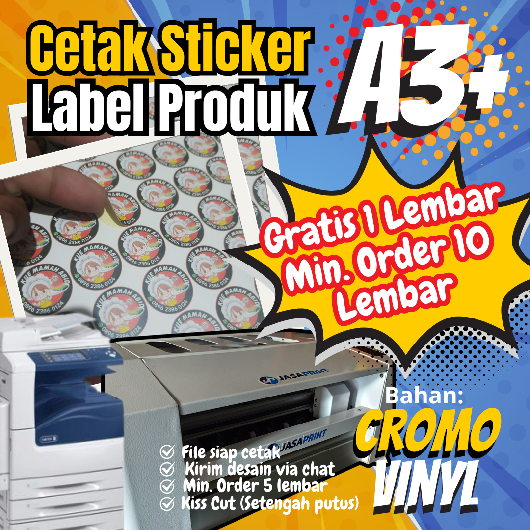 CETAK STIKER LABEL PRODUK | Lazada Indonesia