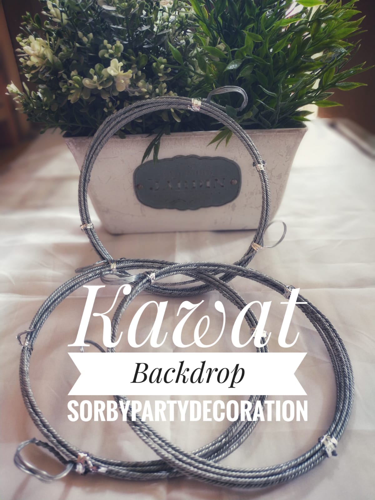 Tiang Backdrop pengganti tiang dekorasi untuk di pasang ke Tembok ...