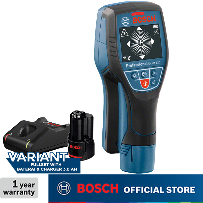 Bosch Detector Wall Scanner / Alat Deteksi Serbaguna 12Volt D-Tect 120 ...
