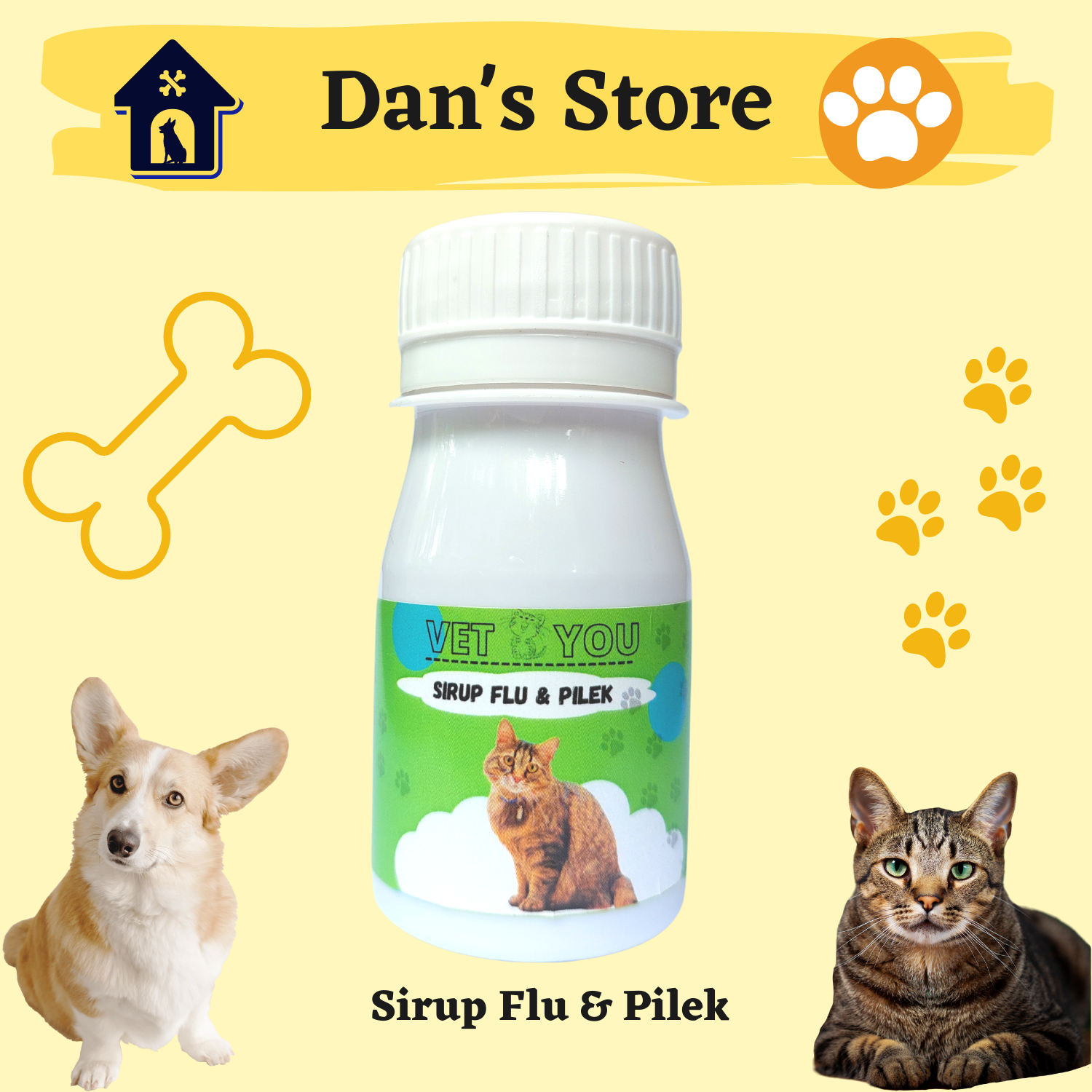 Vitamin Kucing Obat Flu Pilek Ampuh Sirup Racikan Atasi Ileran Ingusan ...