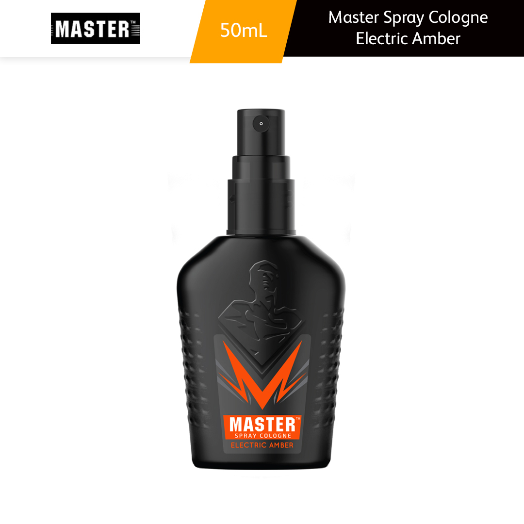 Master Spray Cologne Electric Amber 50ml | Lazada Indonesia