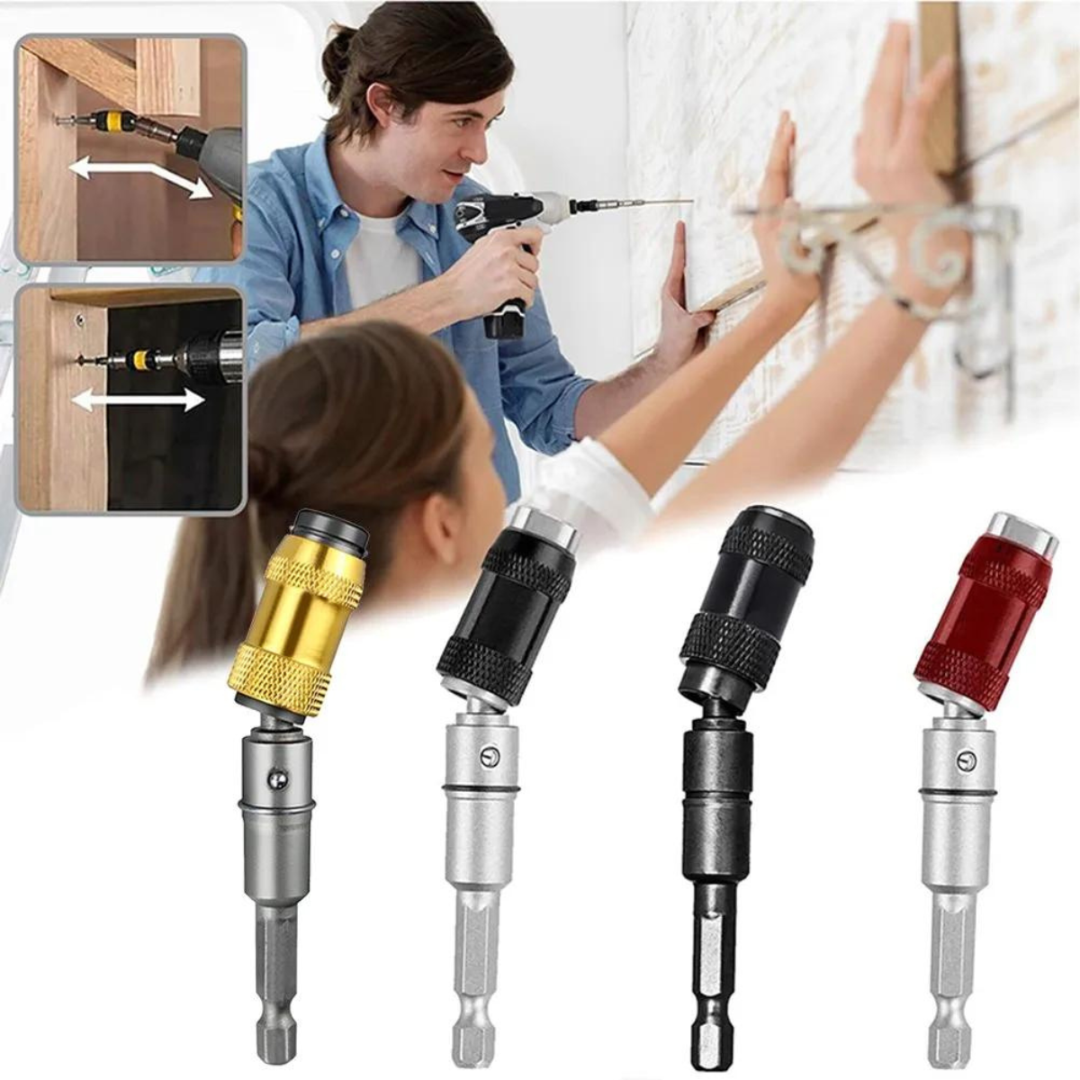 PEMANJANG PIVOT MATA OBENG EXTENTION HEXAGONAL 1/4 INCH ADJUSTABLE 30 ...