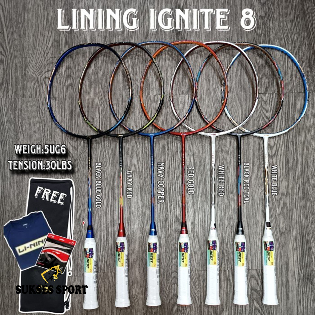 Raket Lining Ignite 8 Original Badminton Bulutangkis | Lazada Indonesia