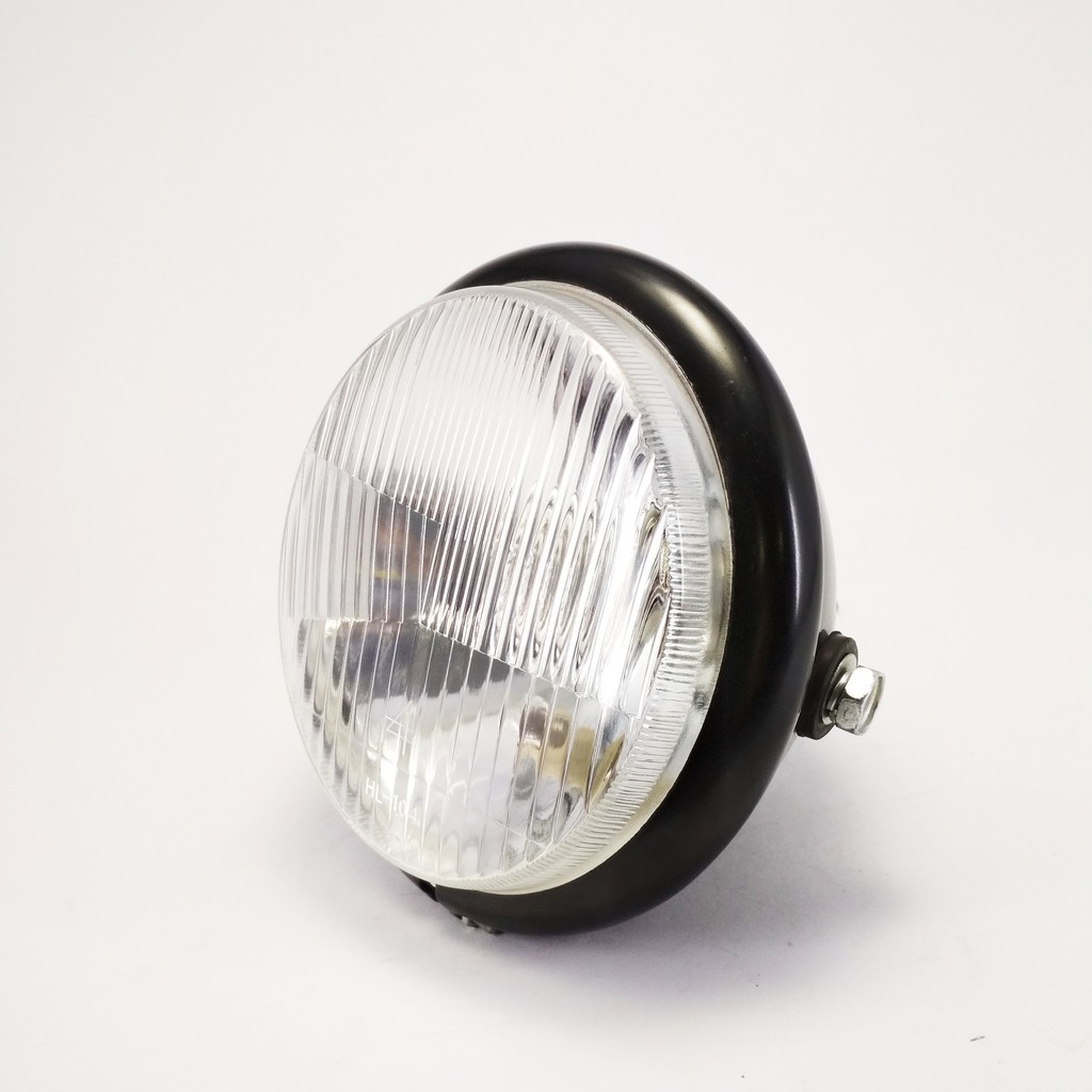 Lampu CB Pesek Jute Datar Headlamp Batok Polos Hitam Reflektor Autopal ...