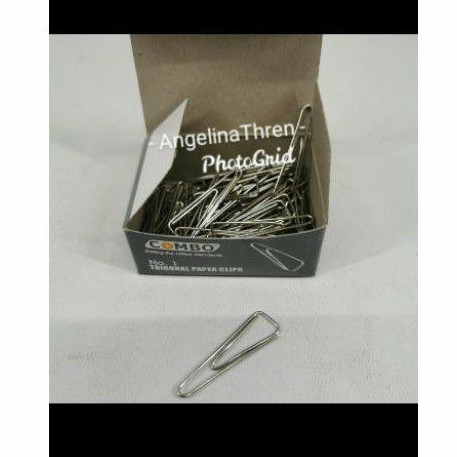Klip Kertas Kawat no 1 - paper clips trigonal /Box | Lazada Indonesia