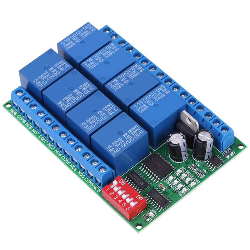 12V Dual Programmable Relay PLC Board Cycle Delay Timer Module 2 Voltage Detection Control ...