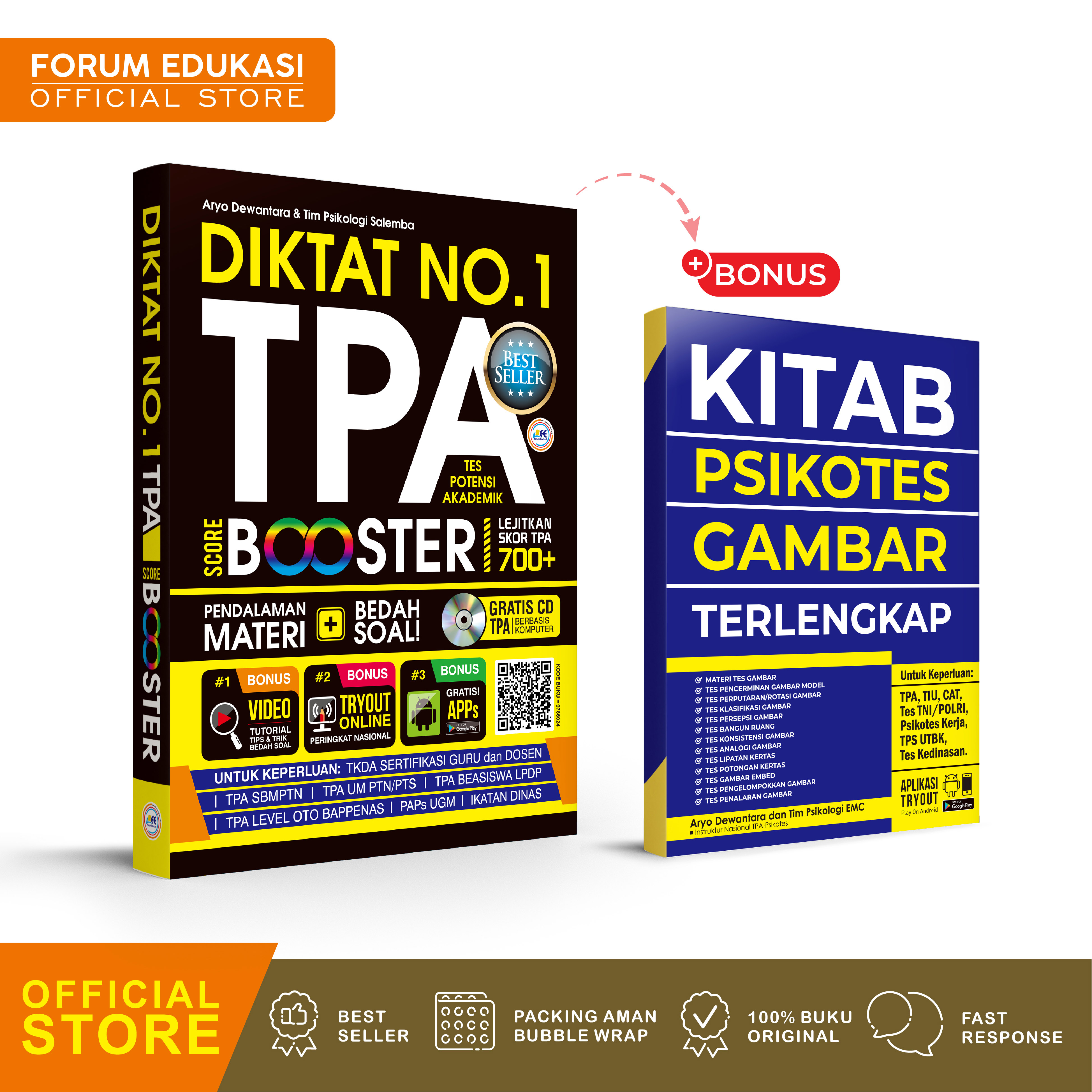 Buku TPA DIKTAT NO. 1 TPA BOOSTER BEST SELLER -BONUS BUKU KITAB ...
