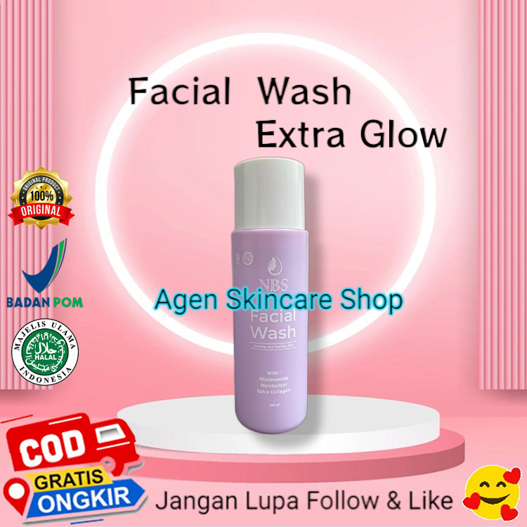 NBS Extra Glow Facial Wash Sabun Extra Glow NBS Skincare Original ...