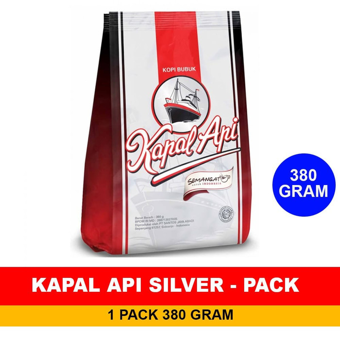 Kopi KAPAL API SILVER 380gram | Lazada Indonesia