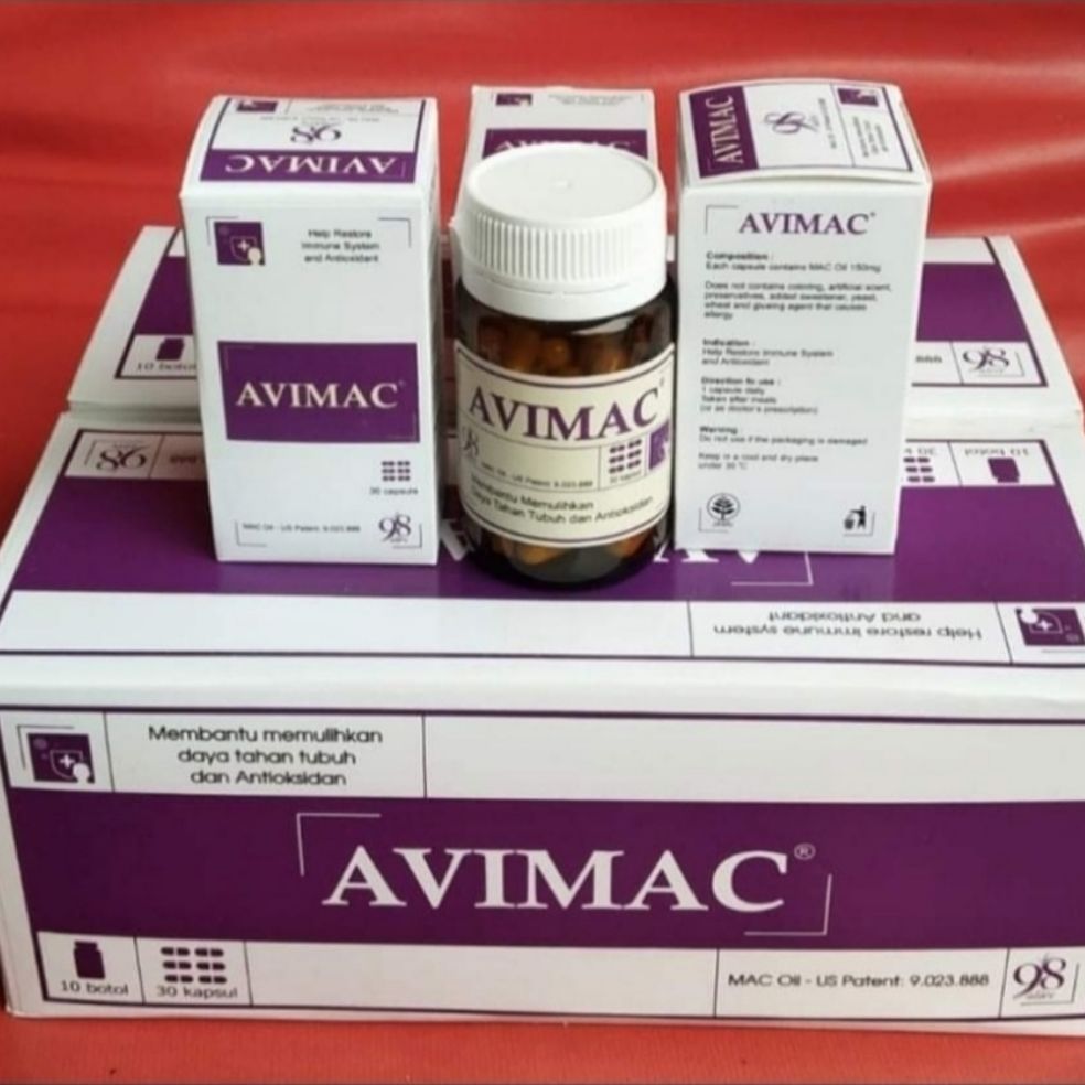 Avimac Suplemen Untuk Daya Tahan Tubuh Kemasan Baru | Lazada Indonesia