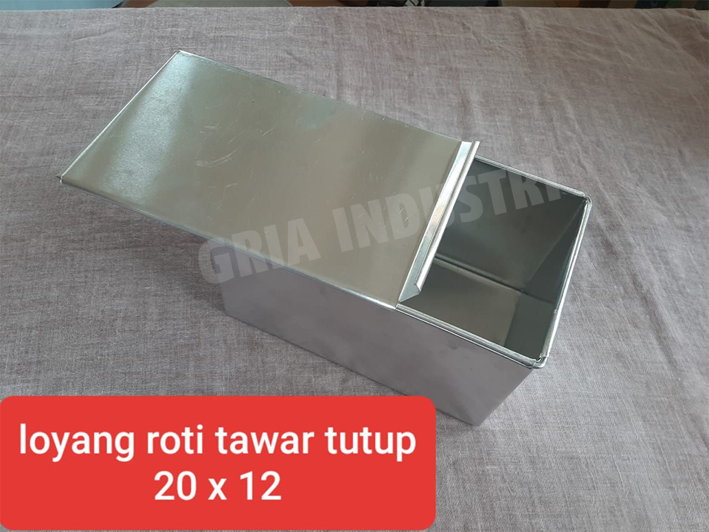 Loyang Roti Tawar Tutup 20 x 12 x 12 | Lazada Indonesia