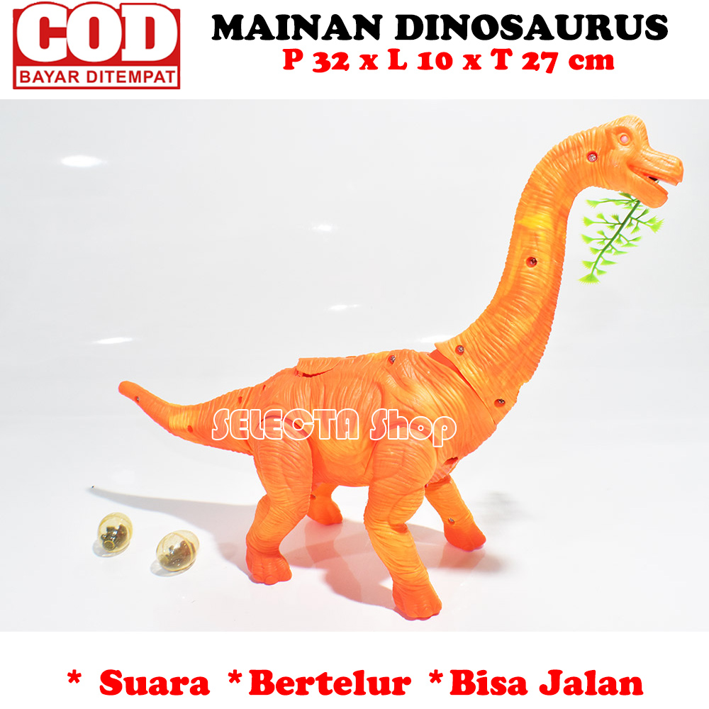 Mainan Anak Tirex Telur Robot Boneka Dinosaurus Jalan Bertelur Suara ...