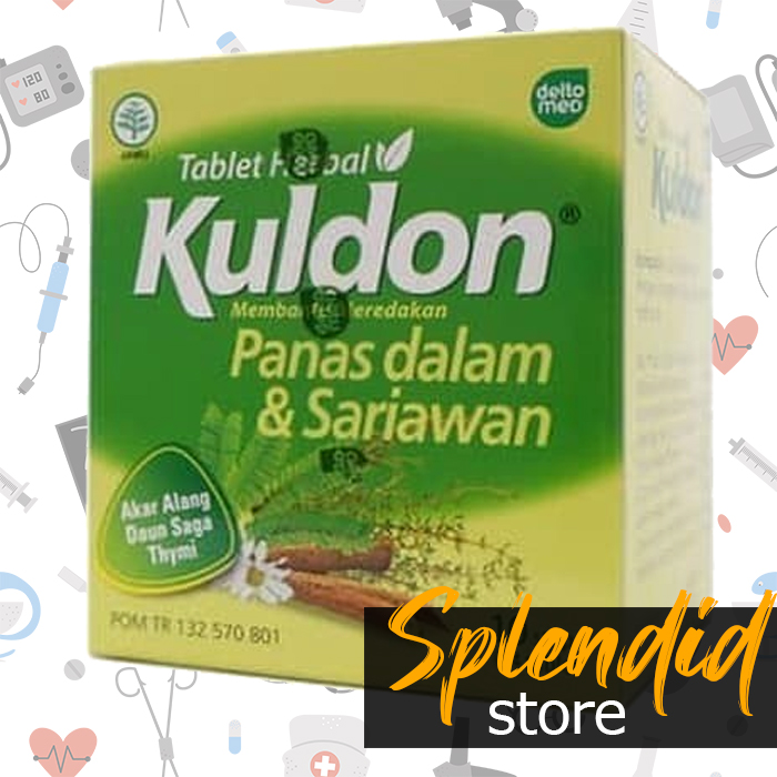 Kuldon Sariawan 1 Box 10 Strip x 4 Tablet |Pereda Sariawan Panas Dalam ...