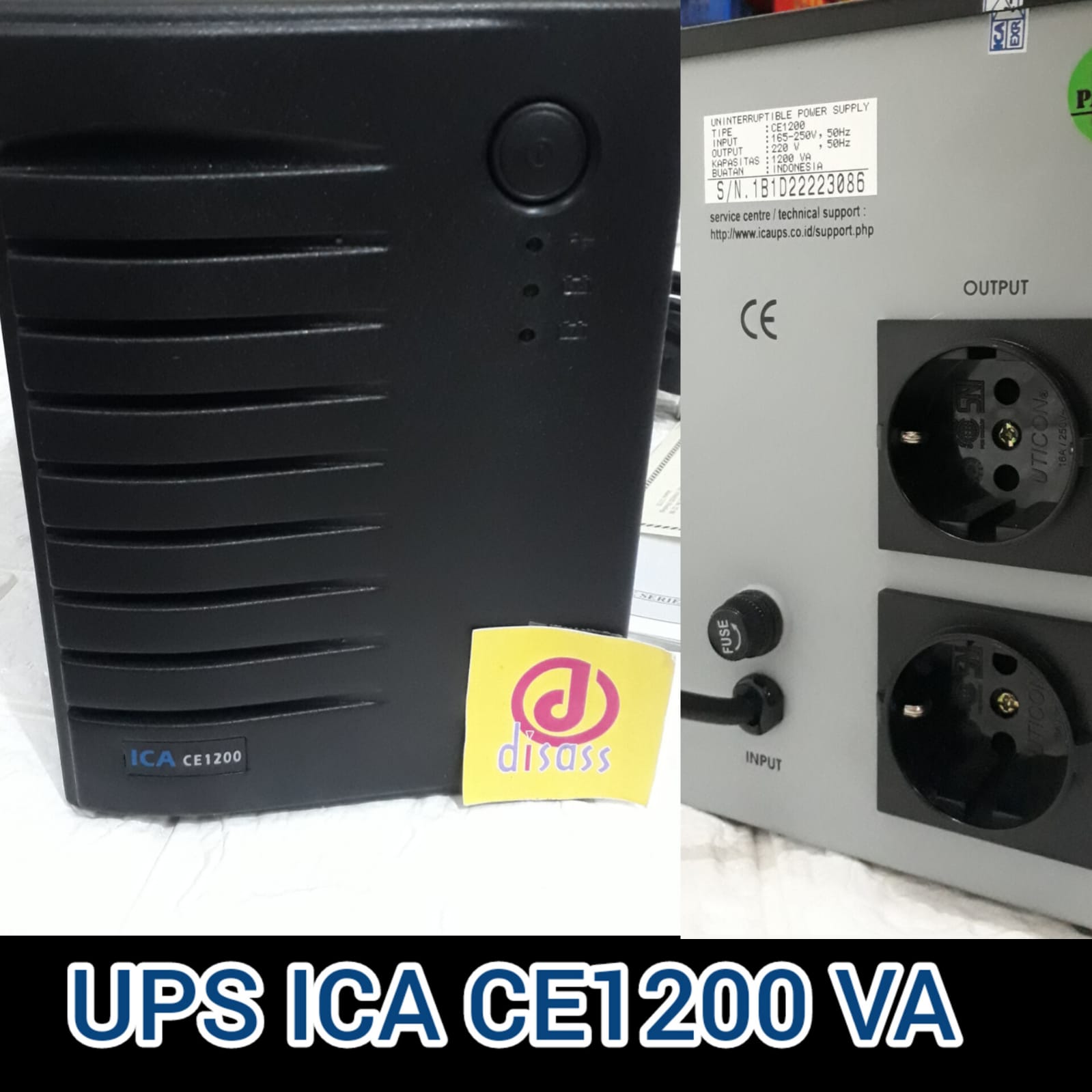 UPS ICA CE1200 ICA 1200VA | Lazada Indonesia
