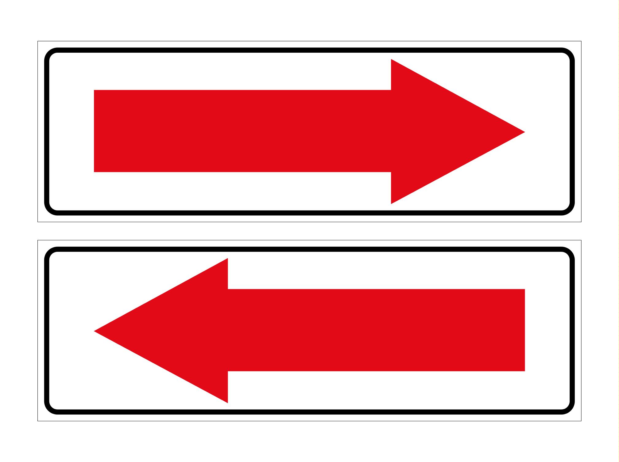 STICKER PENUNJUK ARAH PANAH 30X10 LABEL RAMBU K3 | Lazada Indonesia