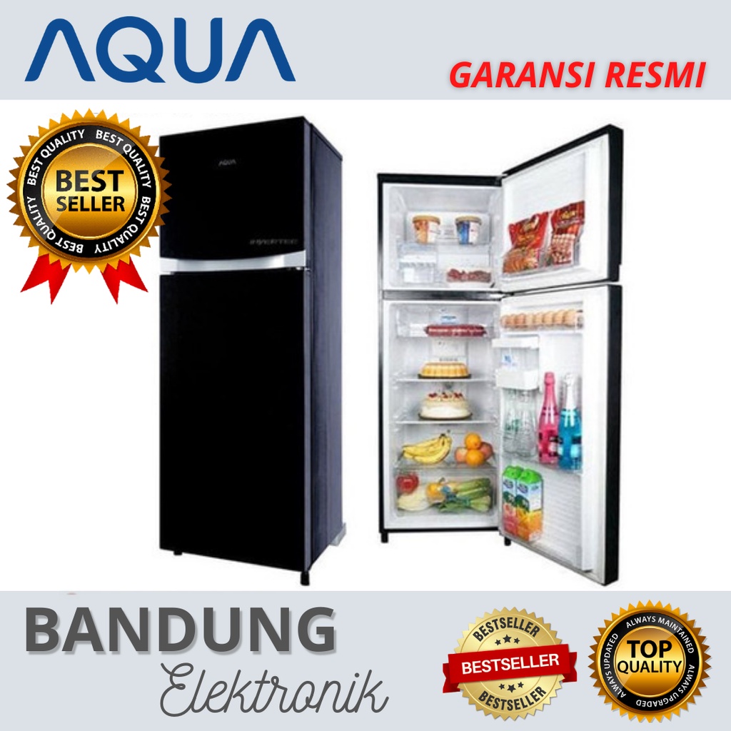 Kulkas AQUA AQR D275R ,kulkas 2 pintu | Lazada Indonesia