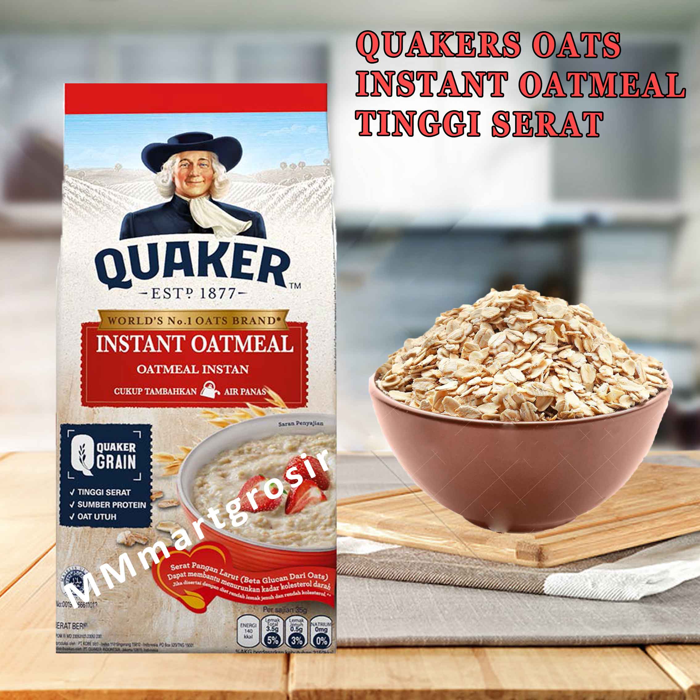 QUAKER OATS INSTANT OATMEAL 200g | Lazada Indonesia