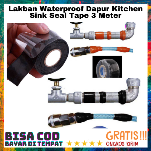 [BISA COD] Lakban Isolasi Pipa Ledeng Waterproof / Lakban Isolasi Pipa ...