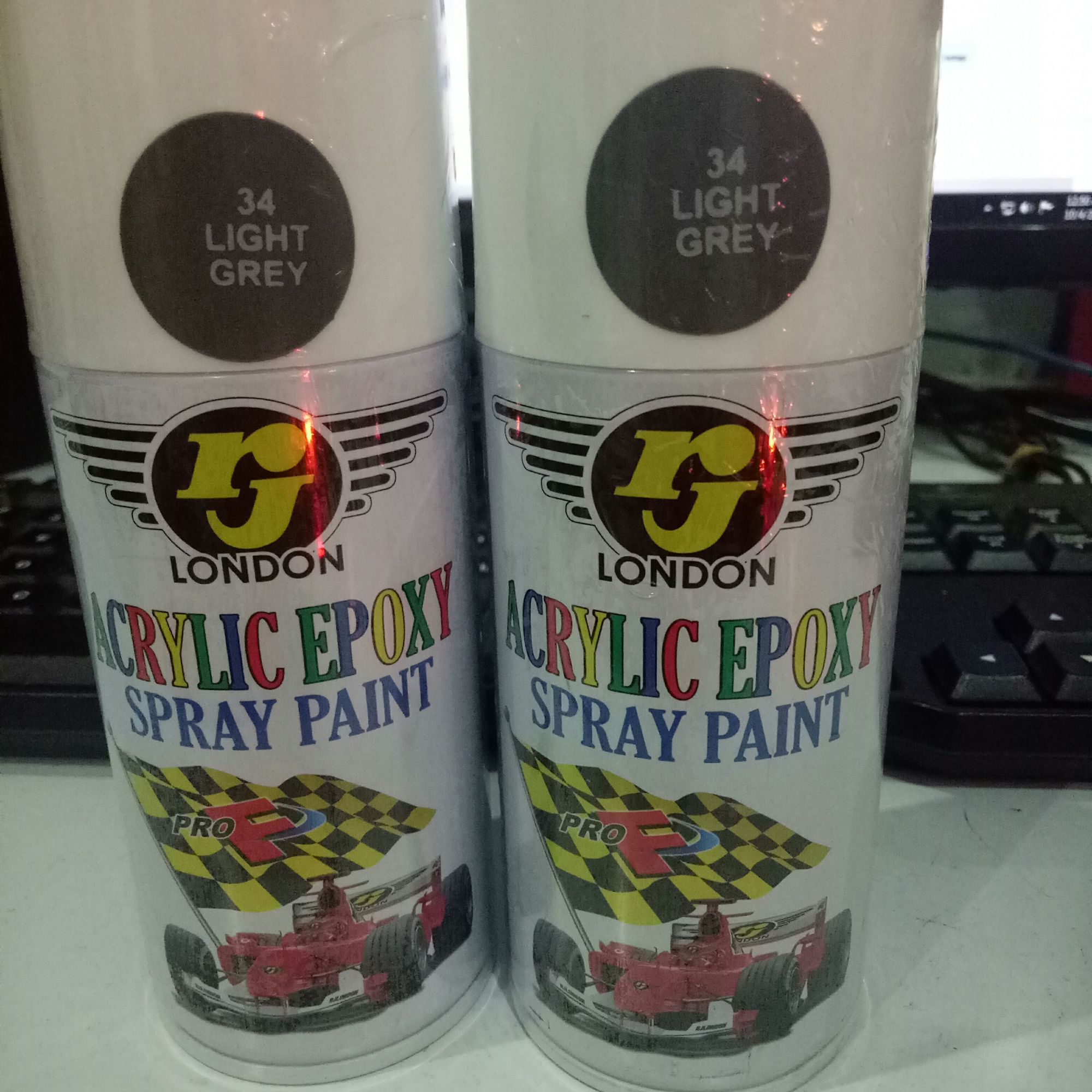 Pilok Pilox RJ London Light Grey 34 Abu terang 150cc | Lazada Indonesia