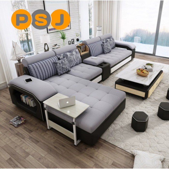 Sofa minimalis leter l / sofa murah / sofa keluarga / sofa terbaru ...
